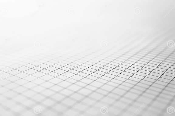 Blank Graph Paper Background with a Grid of Fine Lines on a White ...