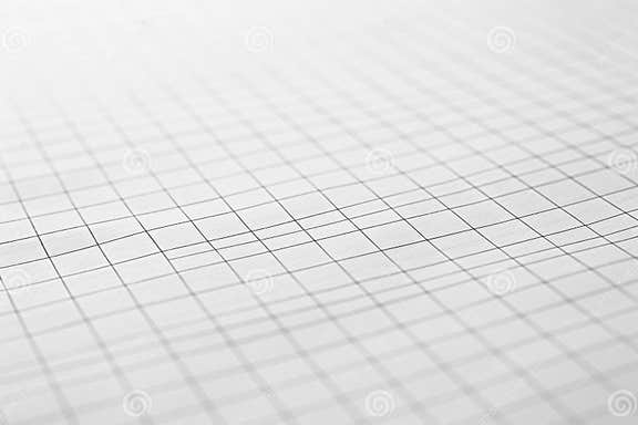 Blank Graph Paper Background with a Grid of Fine Lines on a White ...