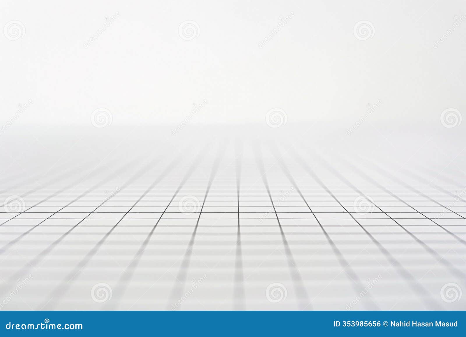 Blank Graph Paper Background with a Grid of Fine Lines on a White ...