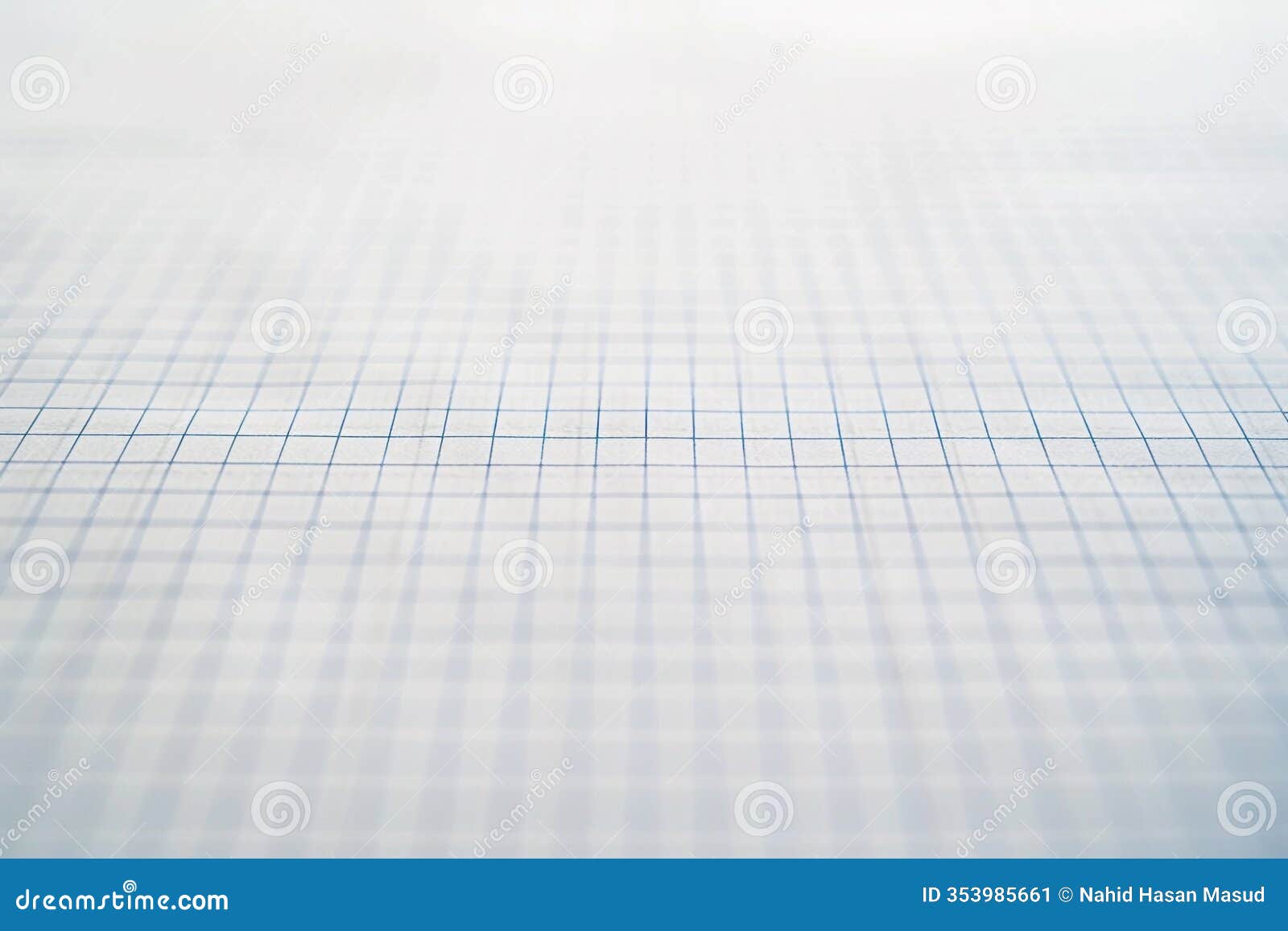 Blank Graph Paper Background with a Grid of Fine Lines on a White ...