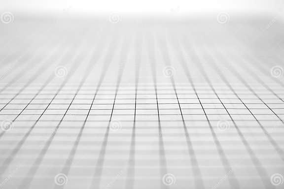 Blank Graph Paper Background with a Grid of Fine Lines on a White ...
