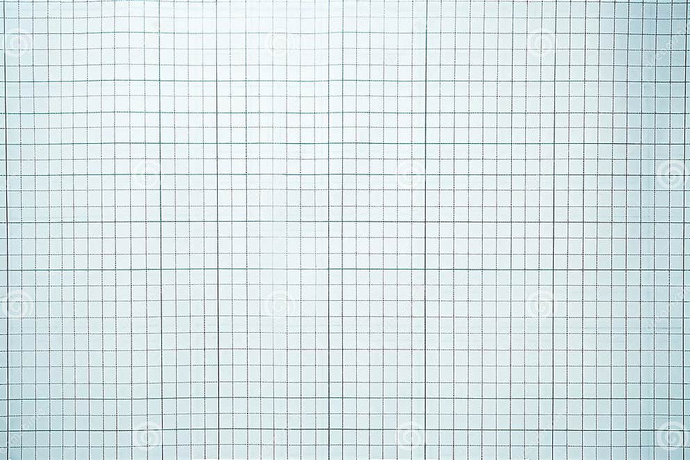 Blank Graph Paper Background with a Grid of Fine Lines on a White ...