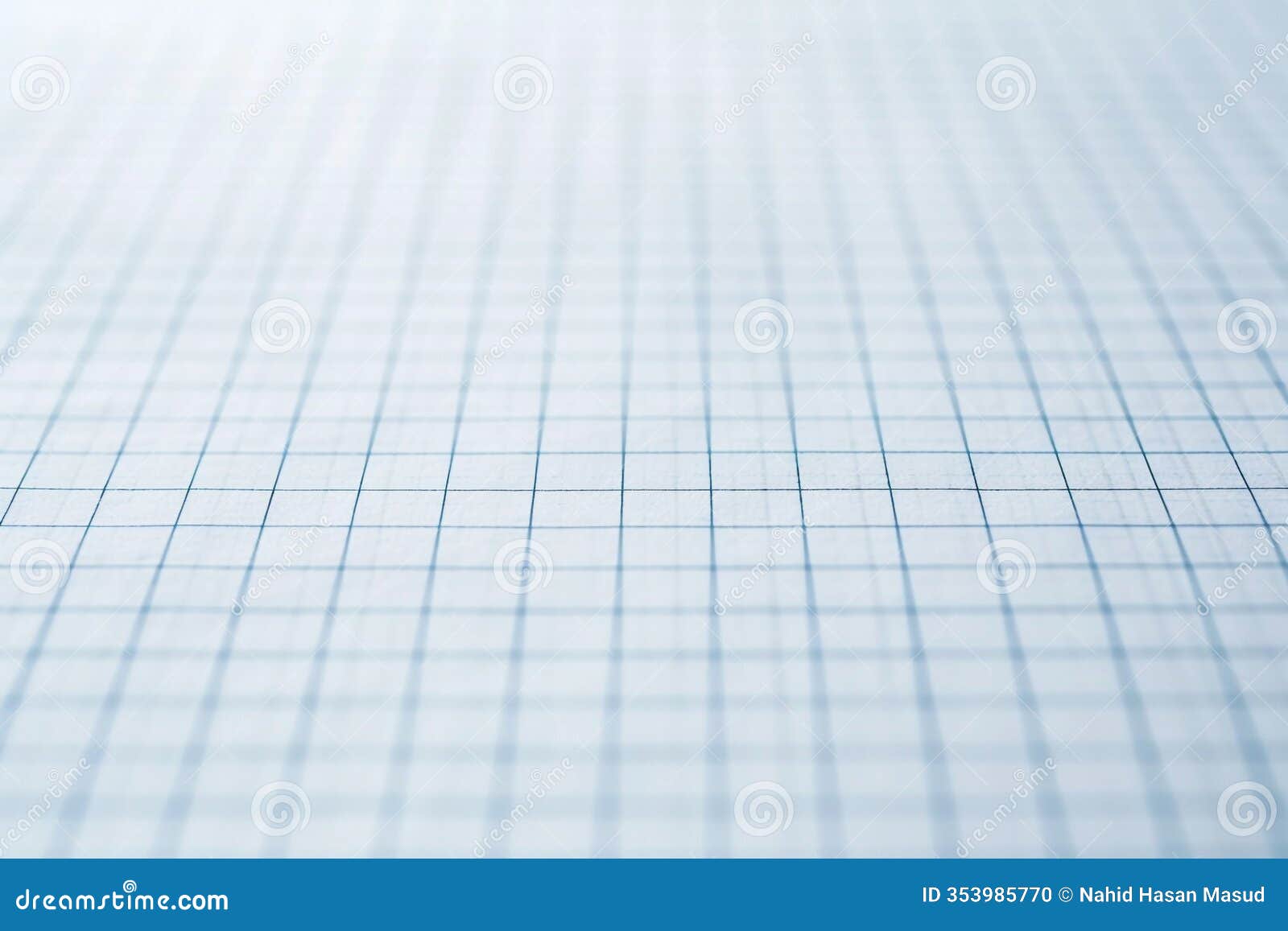 Blank Graph Paper Background with a Grid of Fine Lines on a White ...