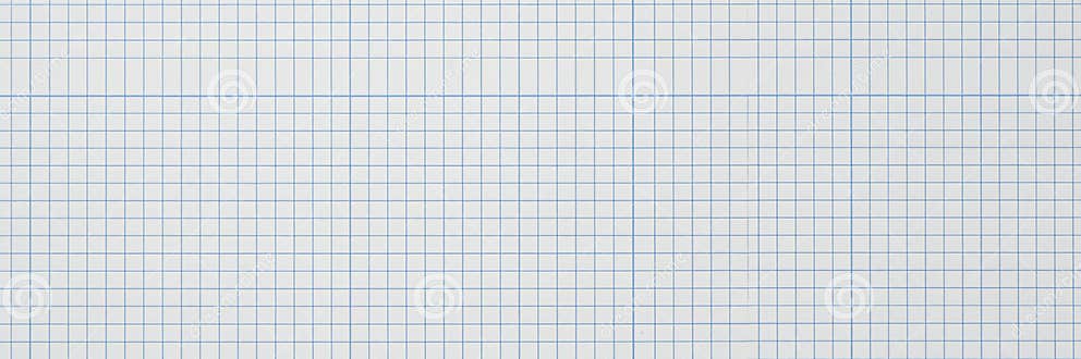 Blank Graph Paper Ready for Sketches and Calculations in a Workspace ...