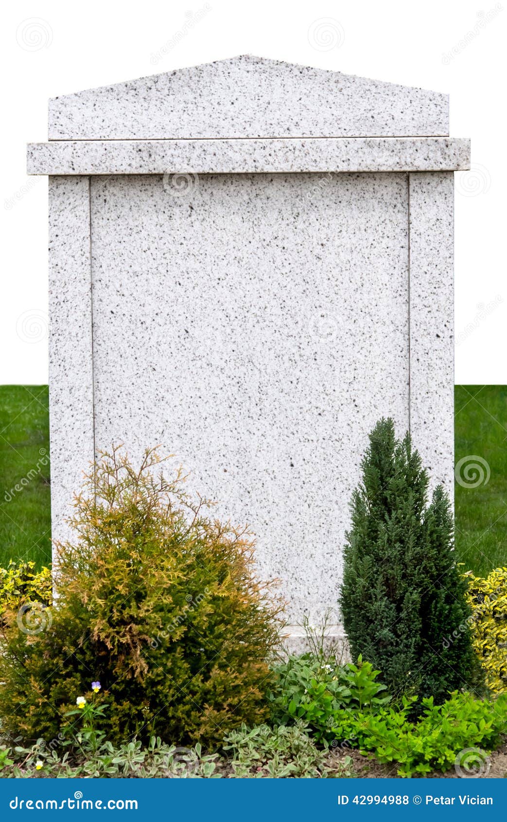 Blank gravestone isolated stock photo. Image of worn - 42994988