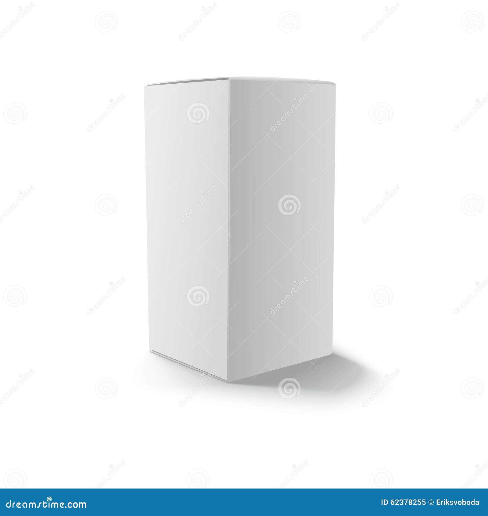 Blank gray box stock vector. Illustration of object, shape - 62378255