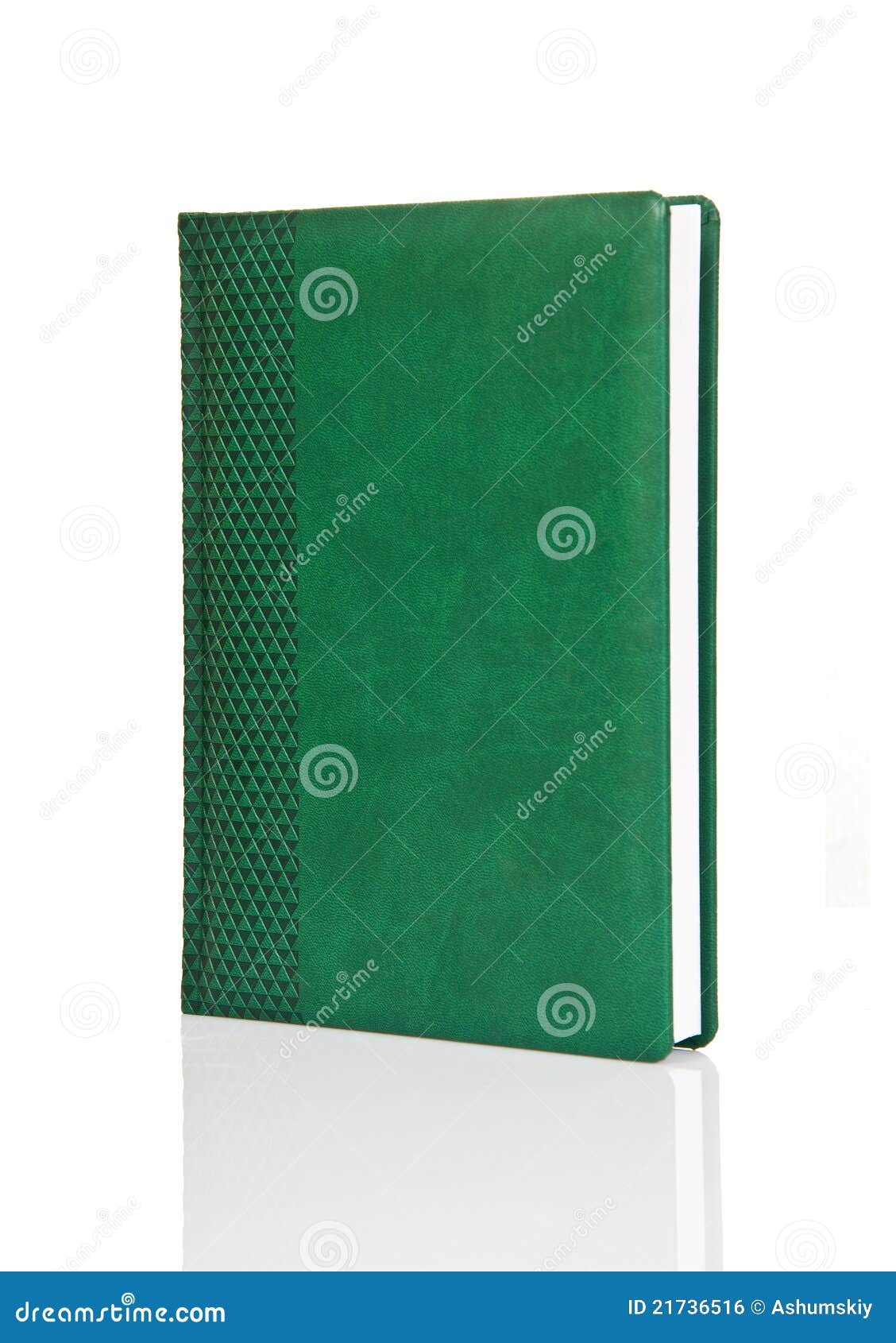 Blank Green Hardback Book with Ornament Stock Photo - Image of element ...