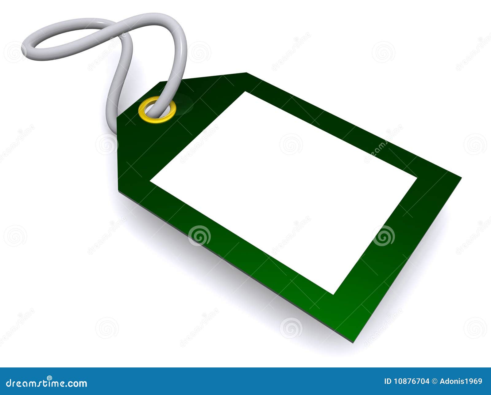 Blank green label or tag stock illustration. Illustration of luggage ...