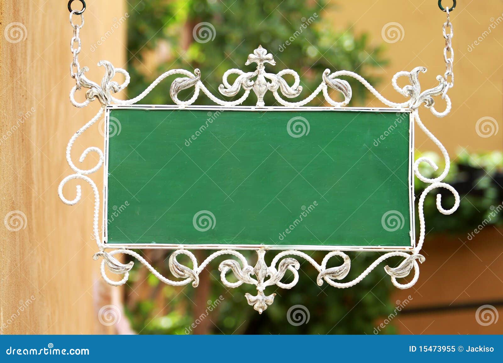 Blank green signboard stock image. Image of frame, board - 15473955