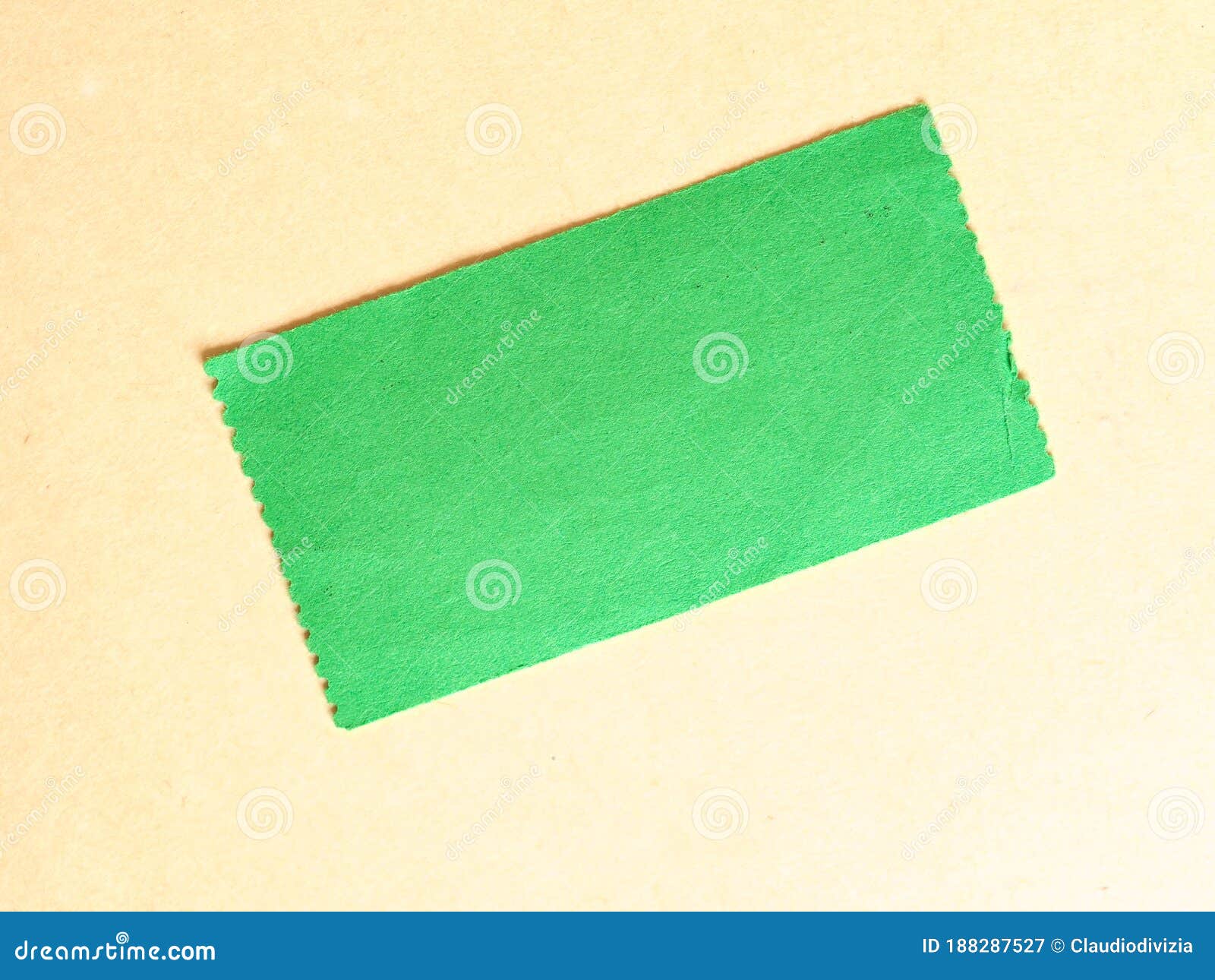 Blank green tag label stock image. Image of sticker - 188287527