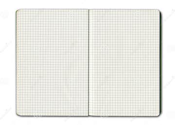 Blank grid notebook stock image. Image of planner, isolated - 17240613