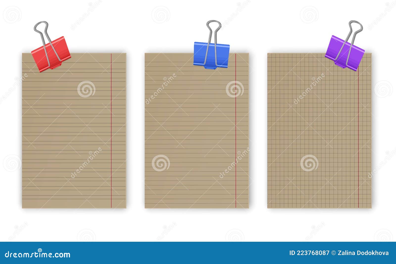 Blank Gridded Notebook Papers for Homework and Exercises, Pads Paper ...