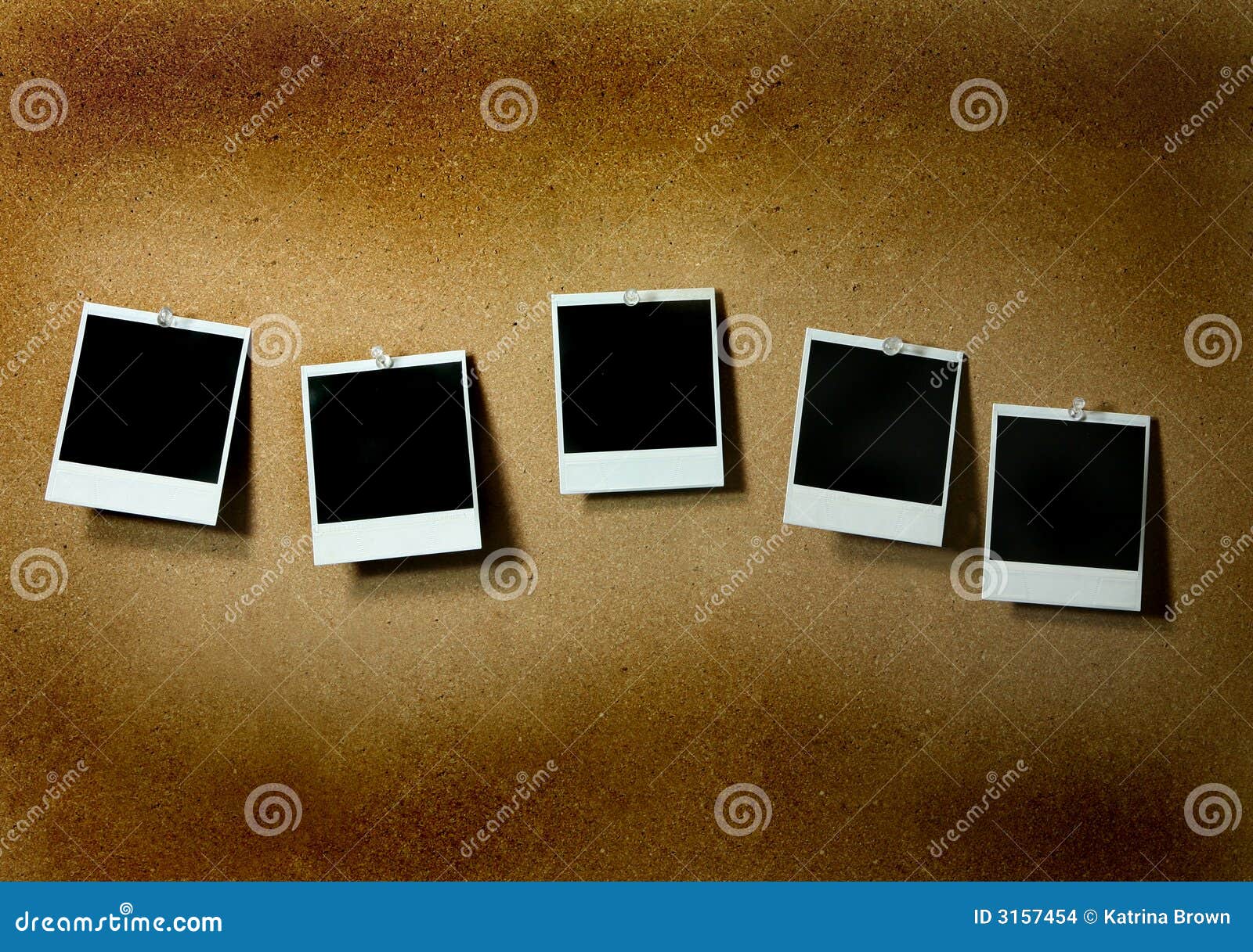 Blank Grunge Polaroids Pinned Stock Photo - Image of rope, empty: 3157454