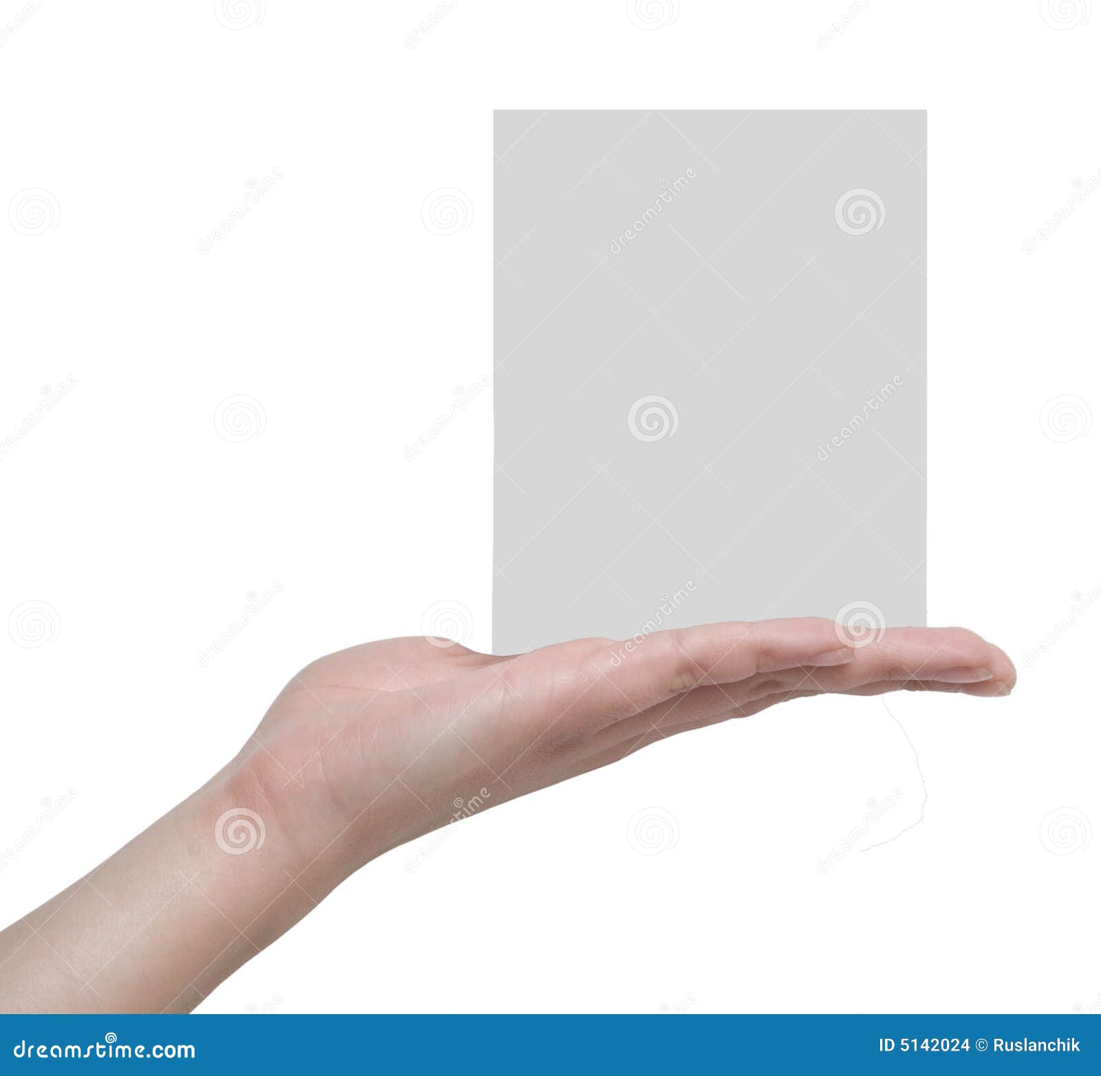 Blank on a hand stock photo. Image of individuality, advertisement ...