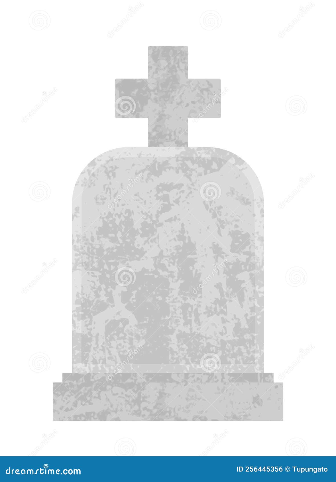 Blank headstone vector stock vector. Illustration of space - 256445356