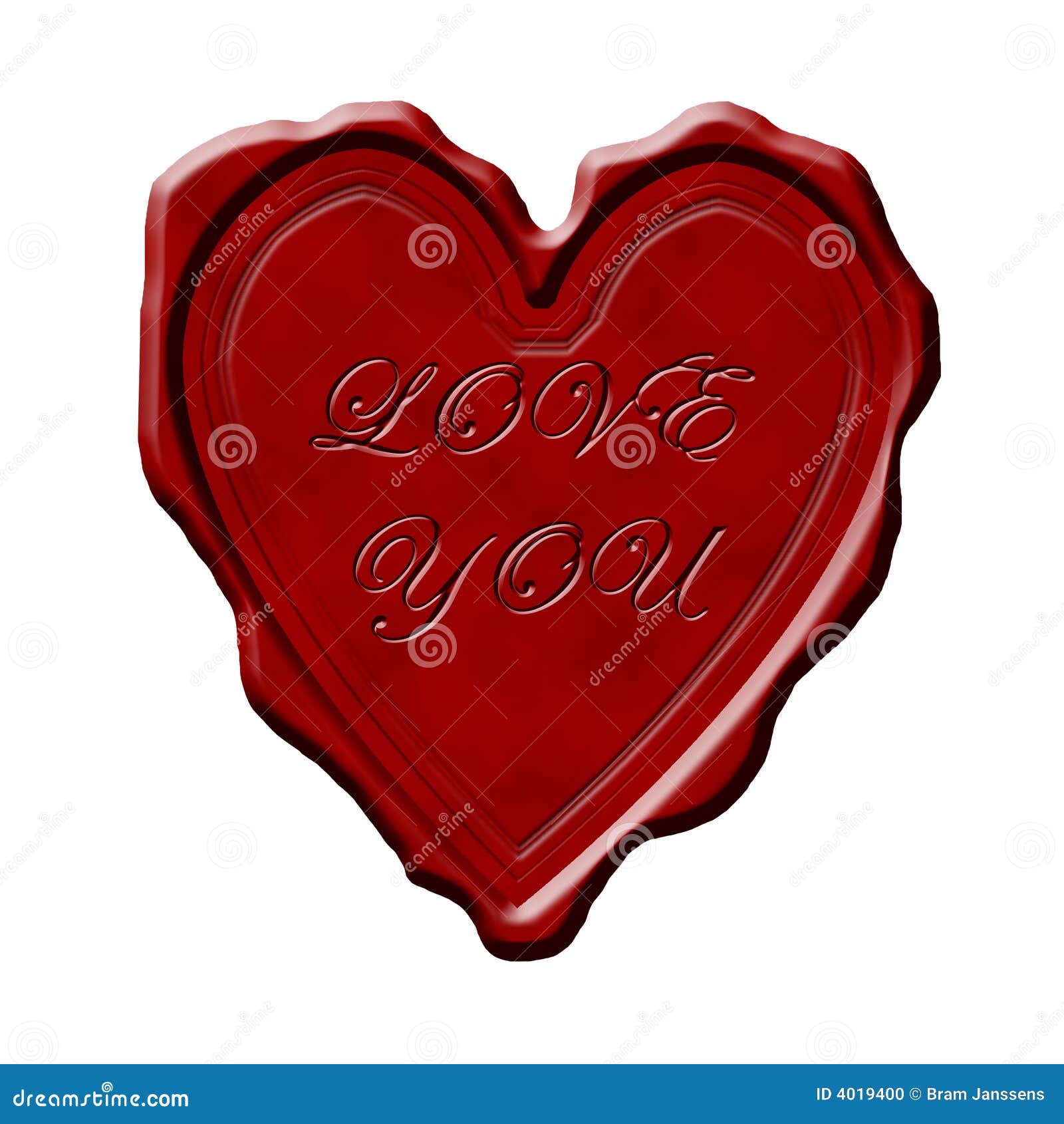 Blank heart stock illustration. Illustration of empty - 4019400