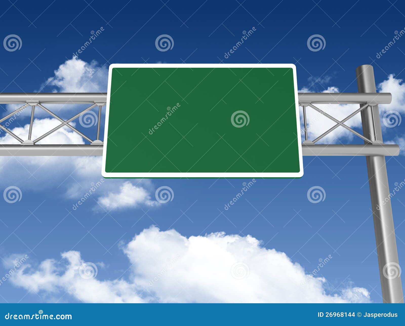 Blank Highway Road Sign Stock Photography | CartoonDealer.com #33167336