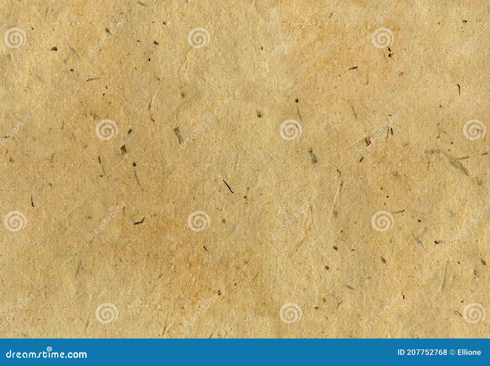 Page of Aged Brown Parchment with Structure. Stock Illustration ...