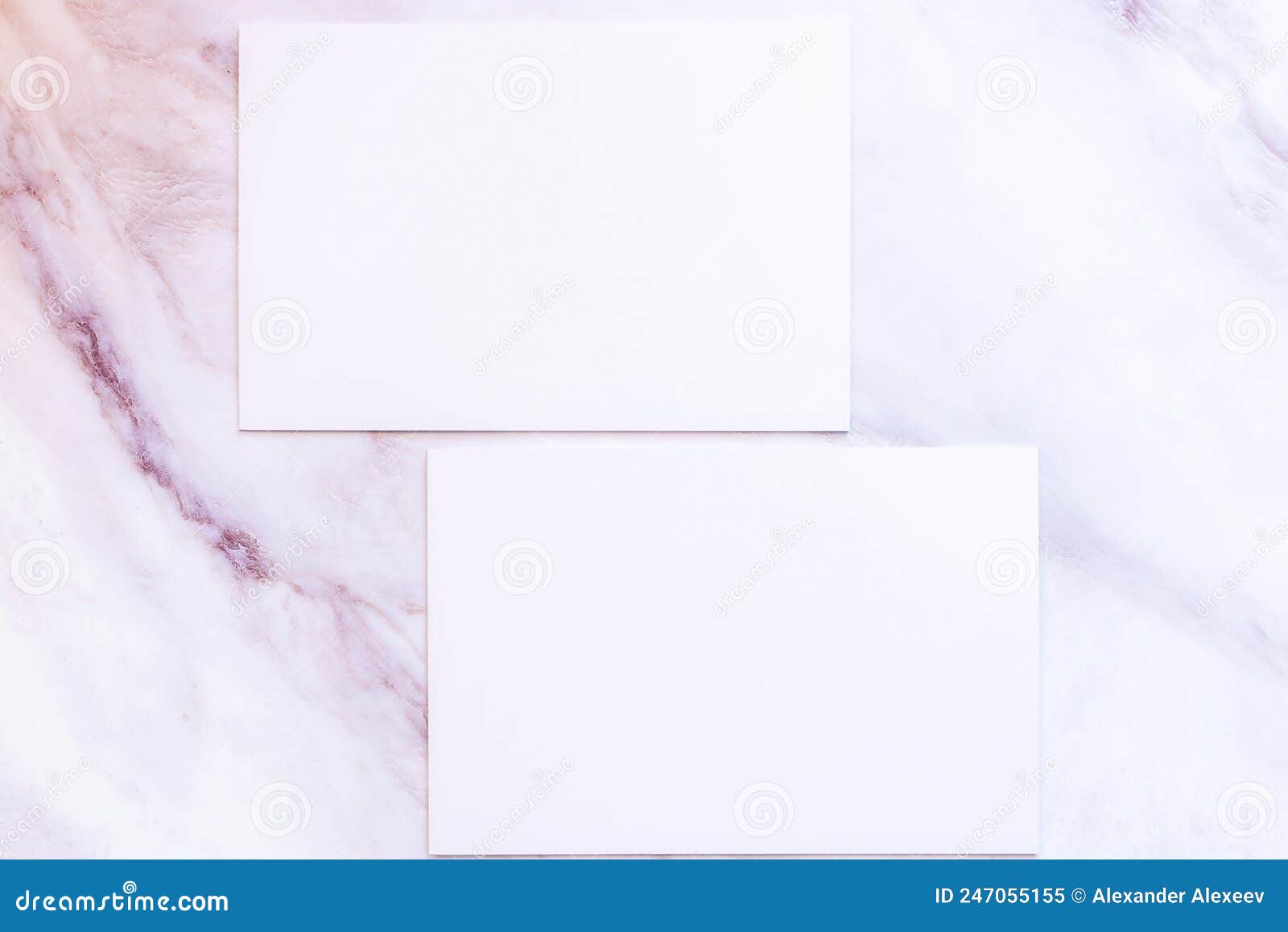 Blank A4 Horizontal White Sheet Business Design Flyer Template Mockup ...