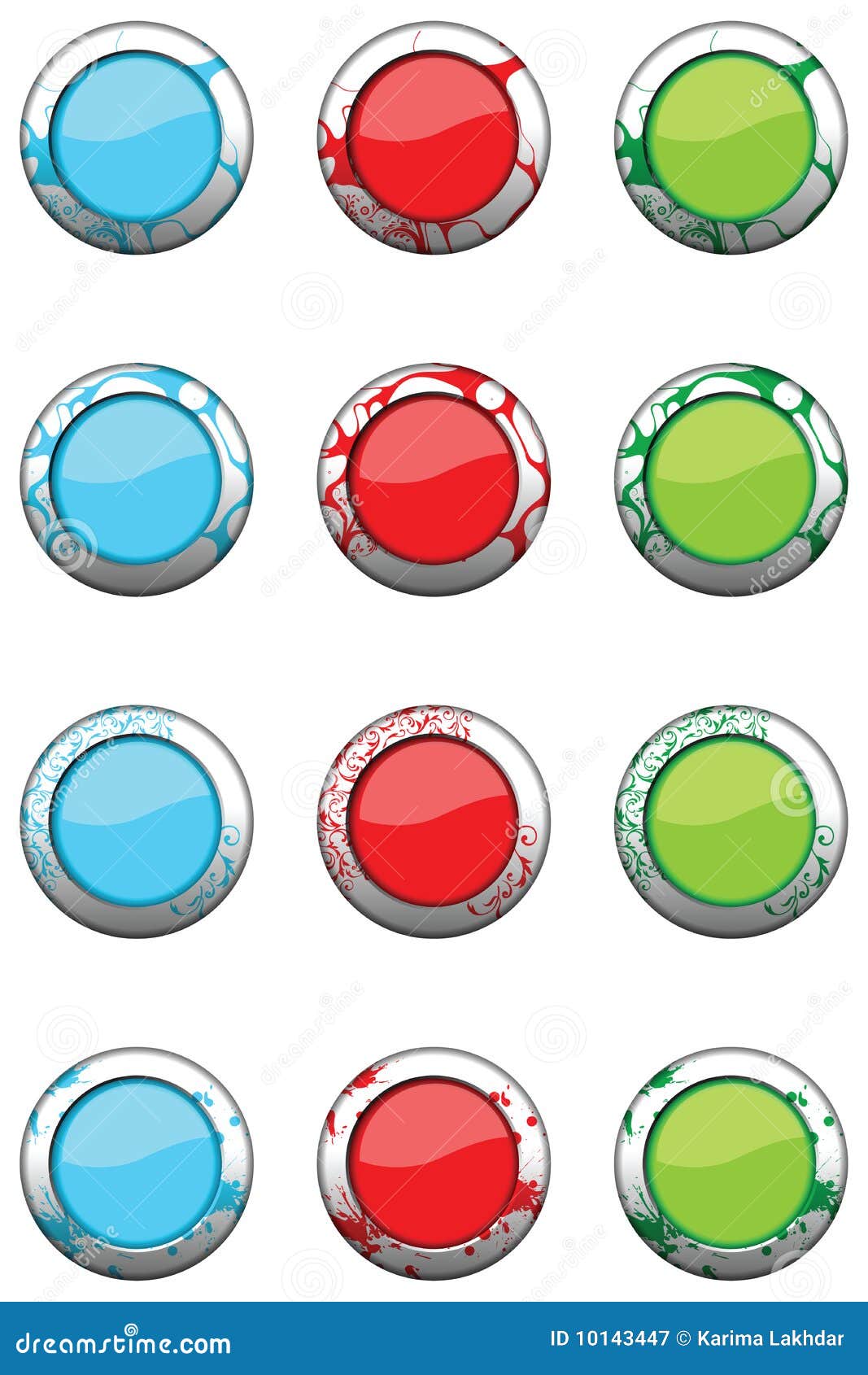 Blank App Icon Template With Flatted Paper Texture Vector Illustration ...