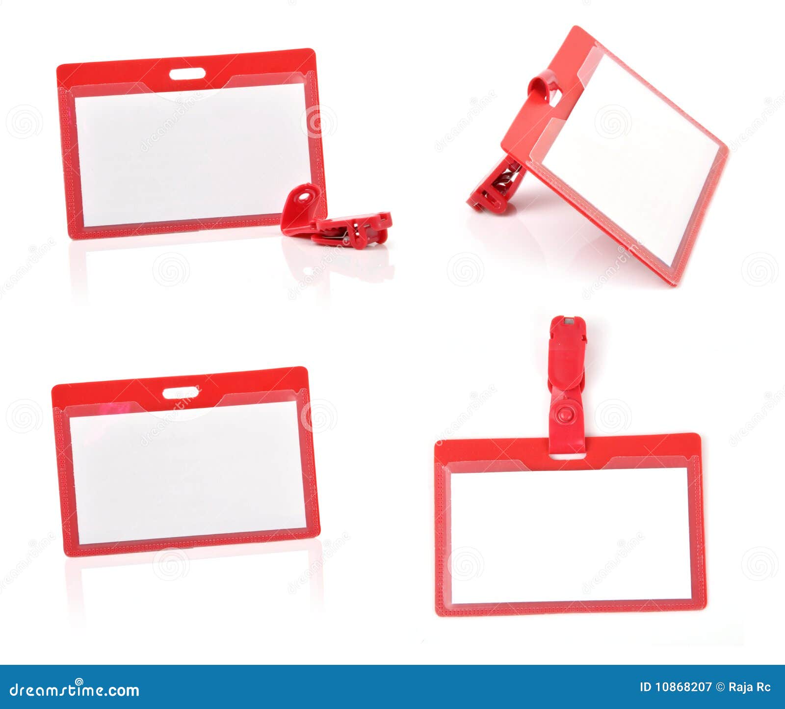 Blank id stock image. Image of rectangular, isolated - 10868207