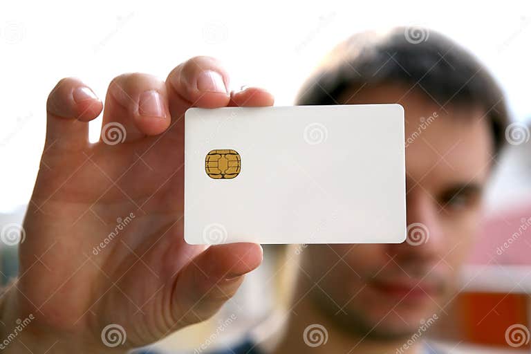 Blank id card stock image. Image of biometrics, identification - 9958153