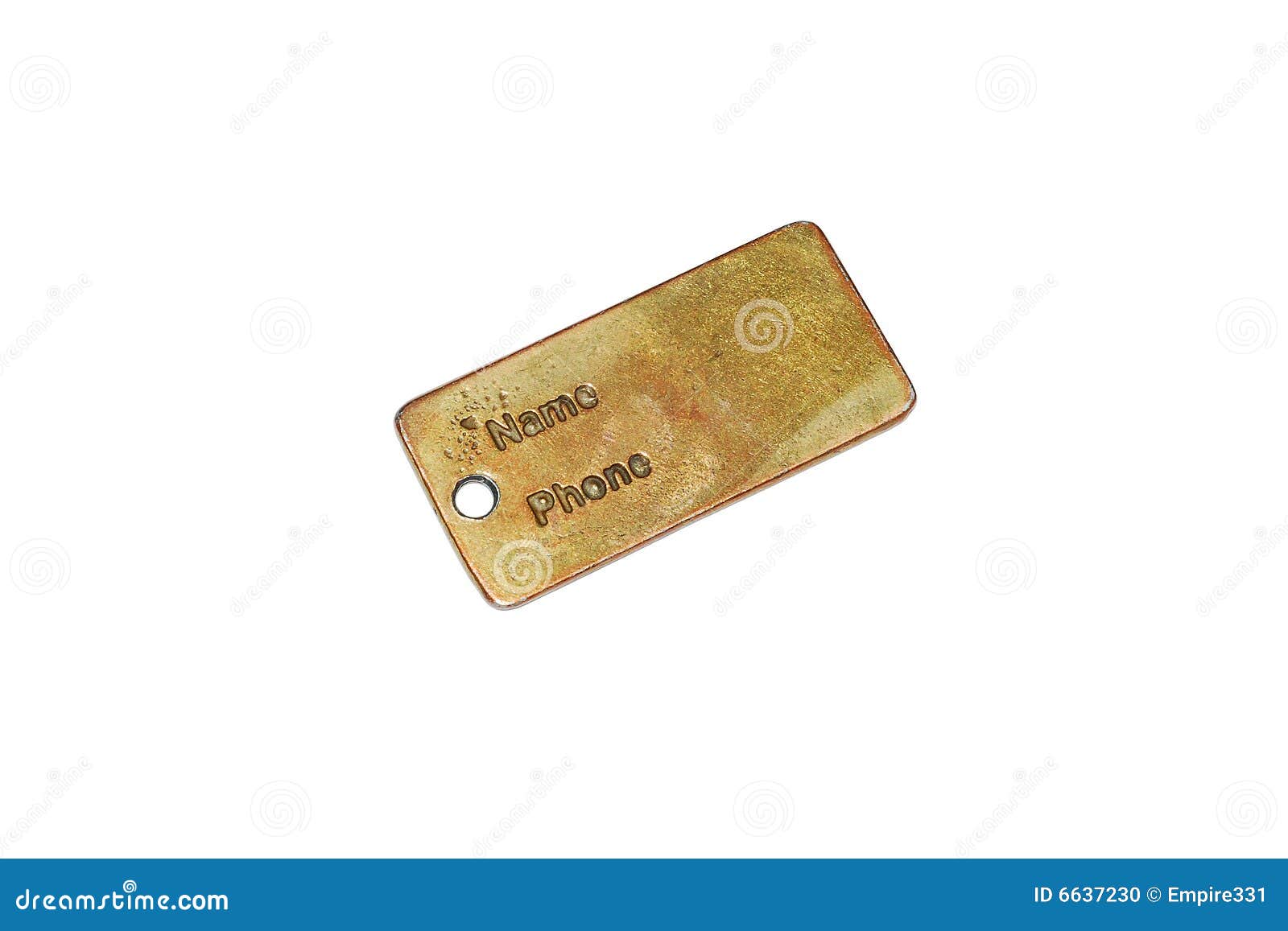 Blank ID tag stock photo. Image of sign, advertise, fighter - 6637230