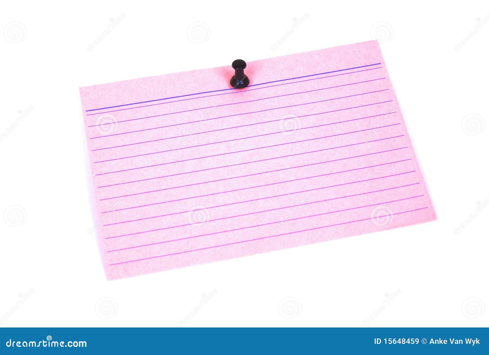 Blank Index Card