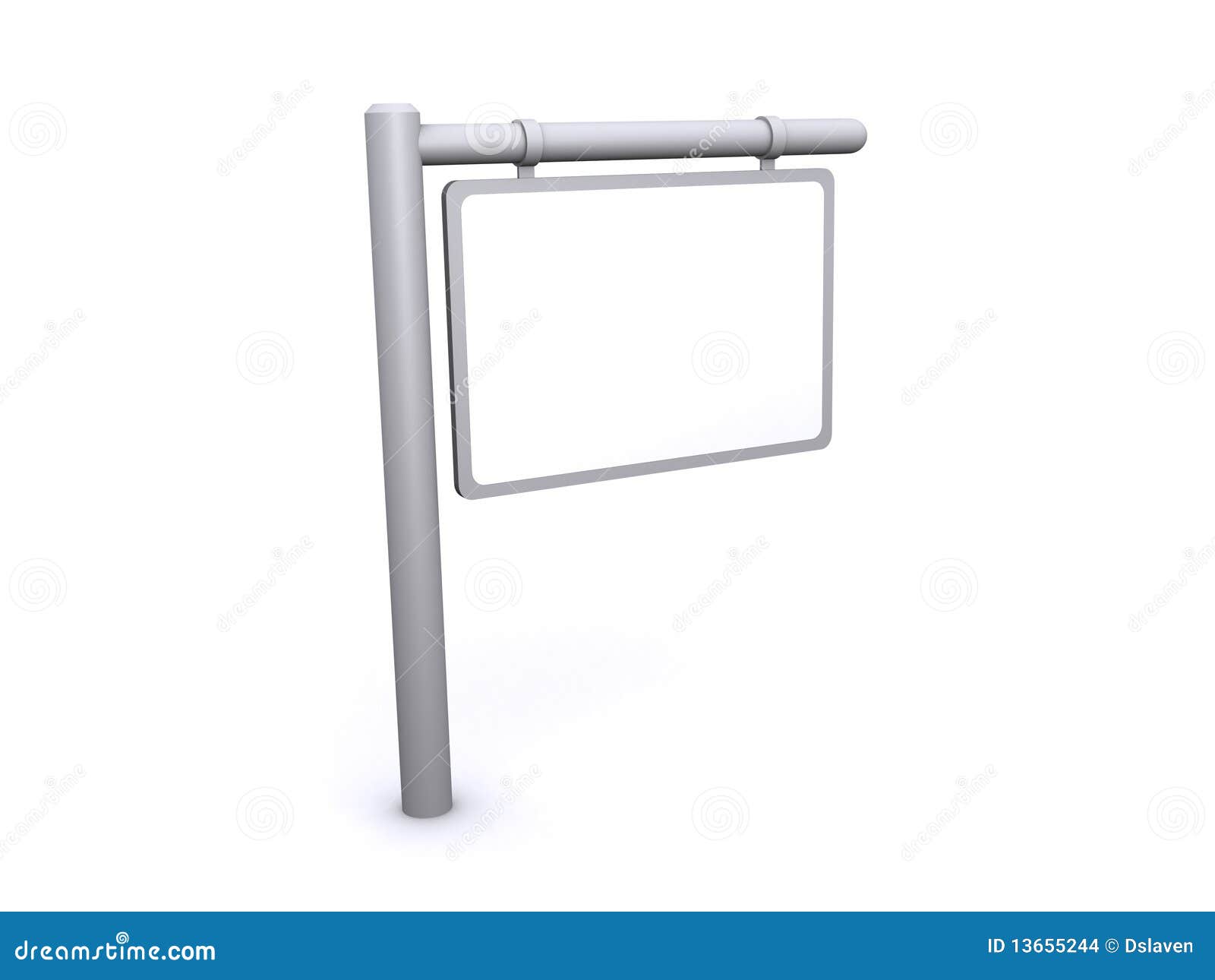 Blank info sign stock illustration. Illustration of render - 13655244
