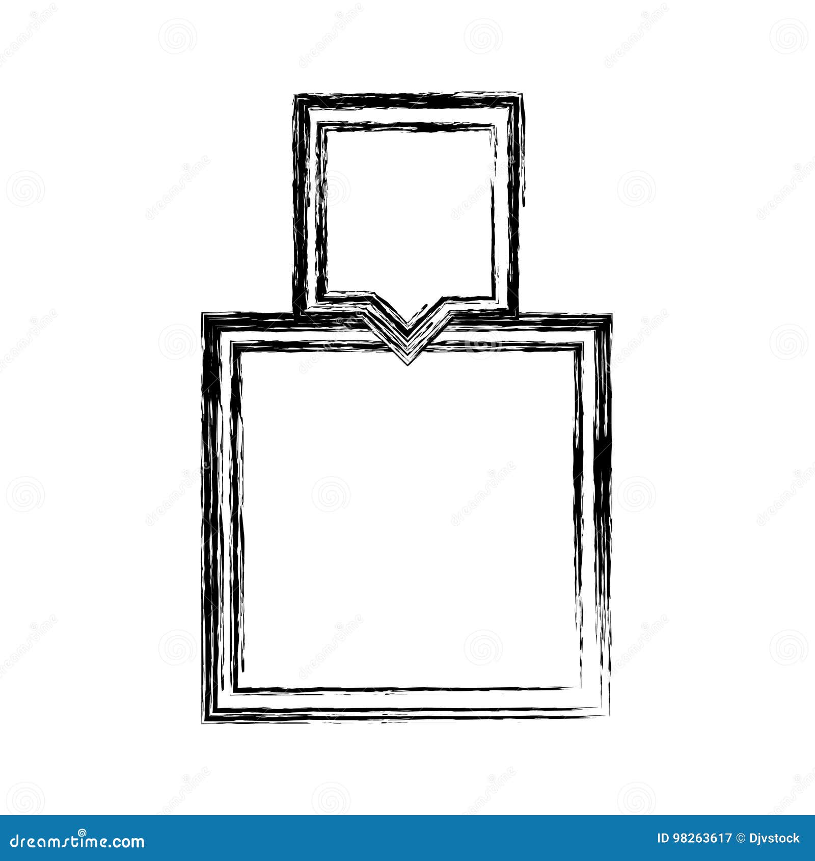 Blank infographic layout stock vector. Illustration of draw - 98263617