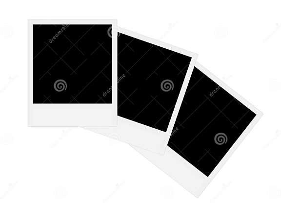Blank Instant Film-rendered Stock Vector - Illustration of template ...