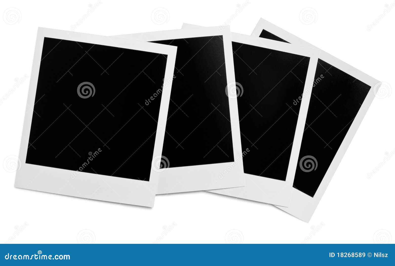 Blank instant photo frames stock image. Image of instant - 18268589
