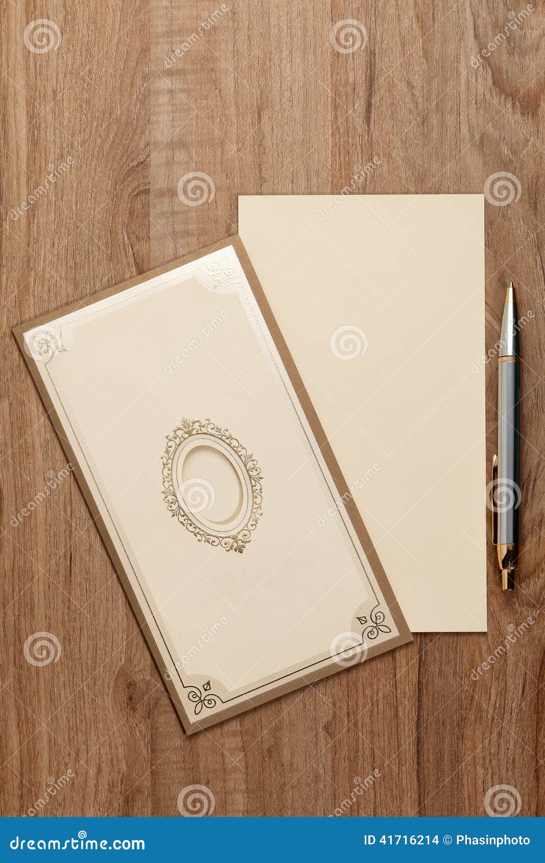 Blank invitation card stock photo. Image of wedding, background - 41716214