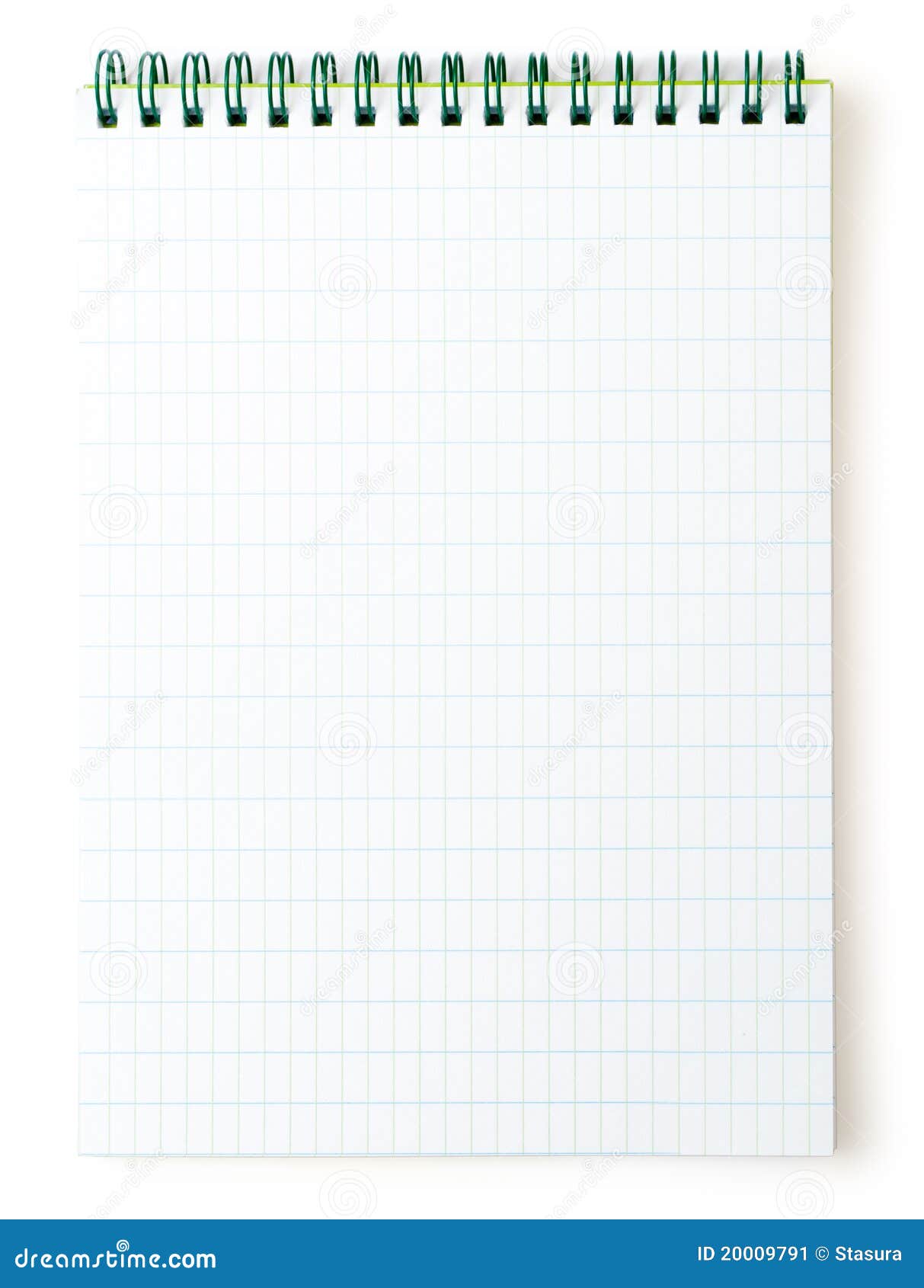 Blank isolated notepad stock image. Image of space, spiral - 20009791