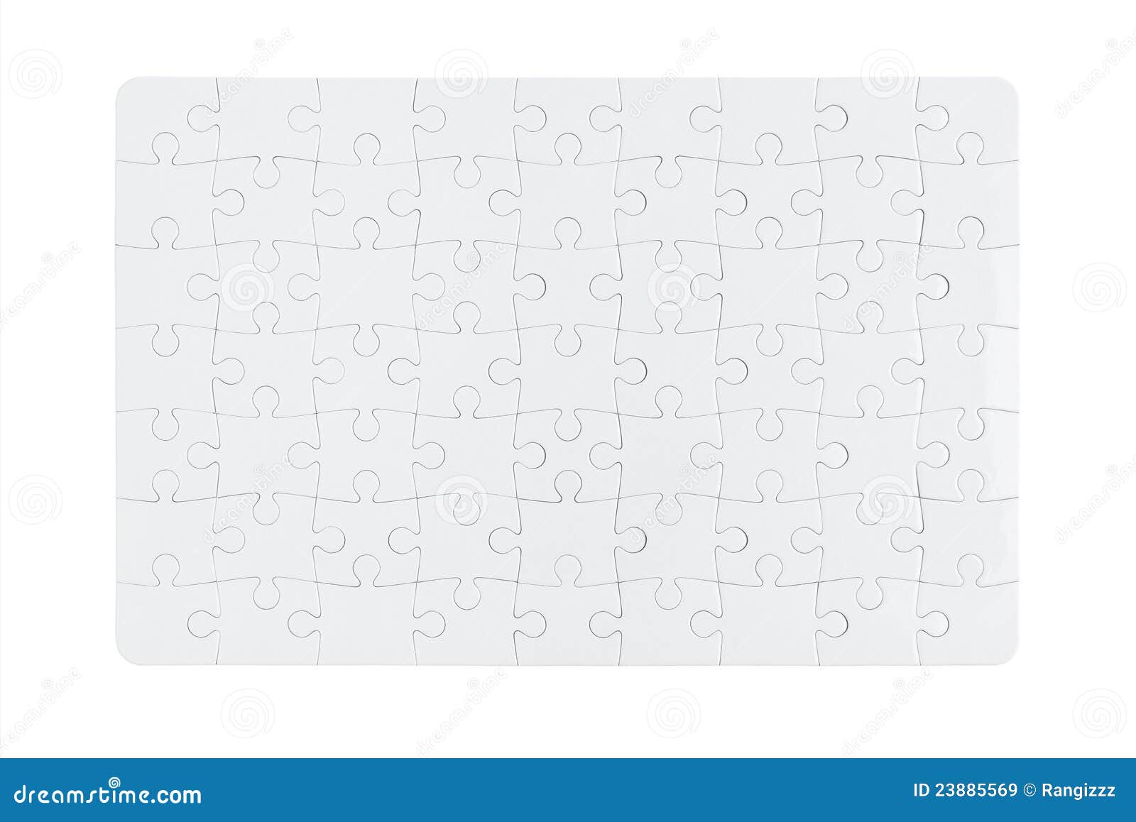 Blank Jigsaw Puzzle With Missing Puzzle Piece Stock Photo ...