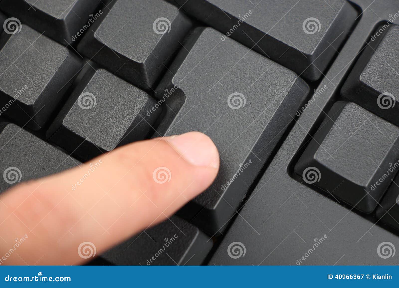 Blank Keyboard stock image. Image of white, black, macro - 40966367