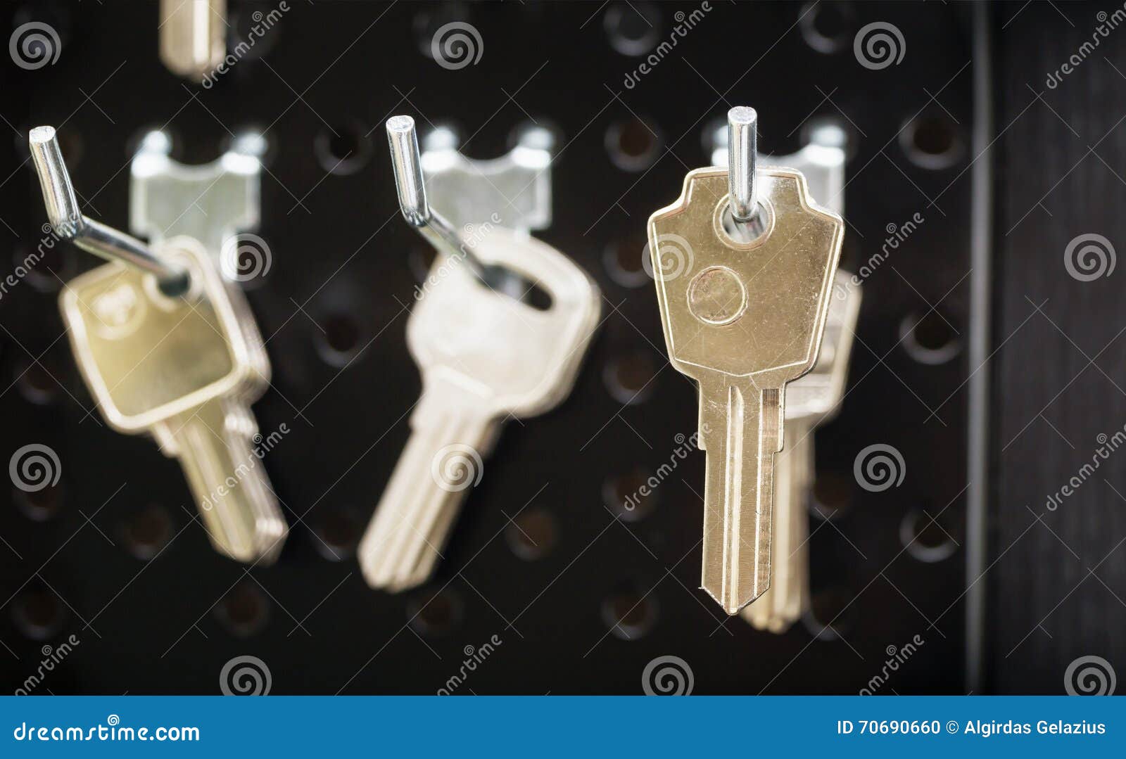Blank Keys on a Special Wall Stock Photo - Image of single, blank: 70690660