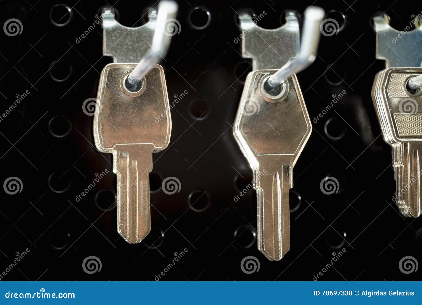 Blank Keys on a Special Wall Stock Photo - Image of precision, copying ...