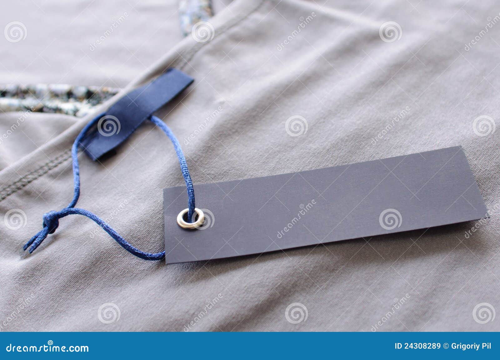 Blank label. stock image. Image of cotton, empty, copyspace - 24308289