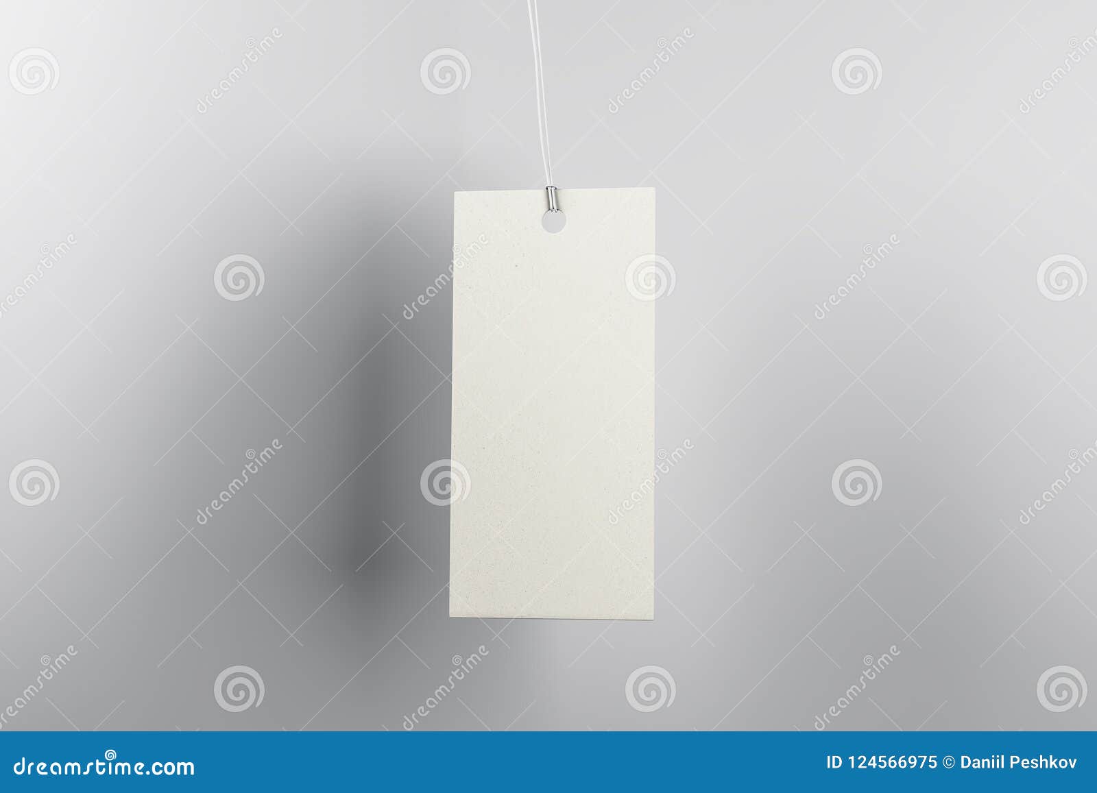 Blank Label on Concrete Wall Stock Illustration - Illustration of ...