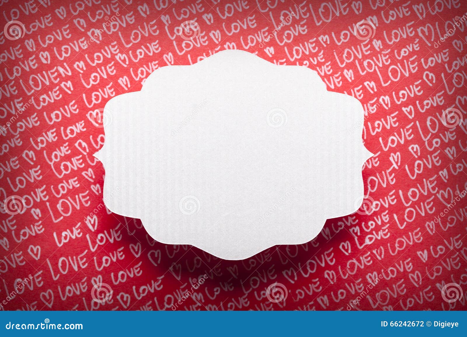 Blank Label on Paper Background Stock Photo - Image of greeting ...