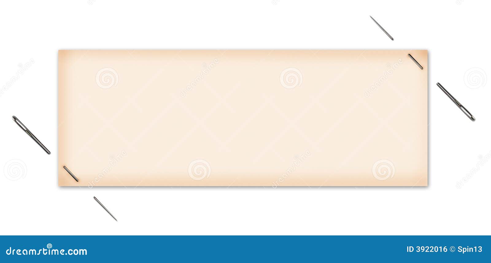 Blank Label Pinned Stock Photography | CartoonDealer.com #3922016