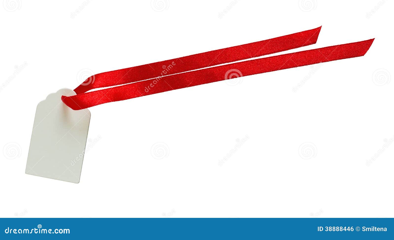 Blank label with ribbon. stock photo. Image of recycled - 38888446