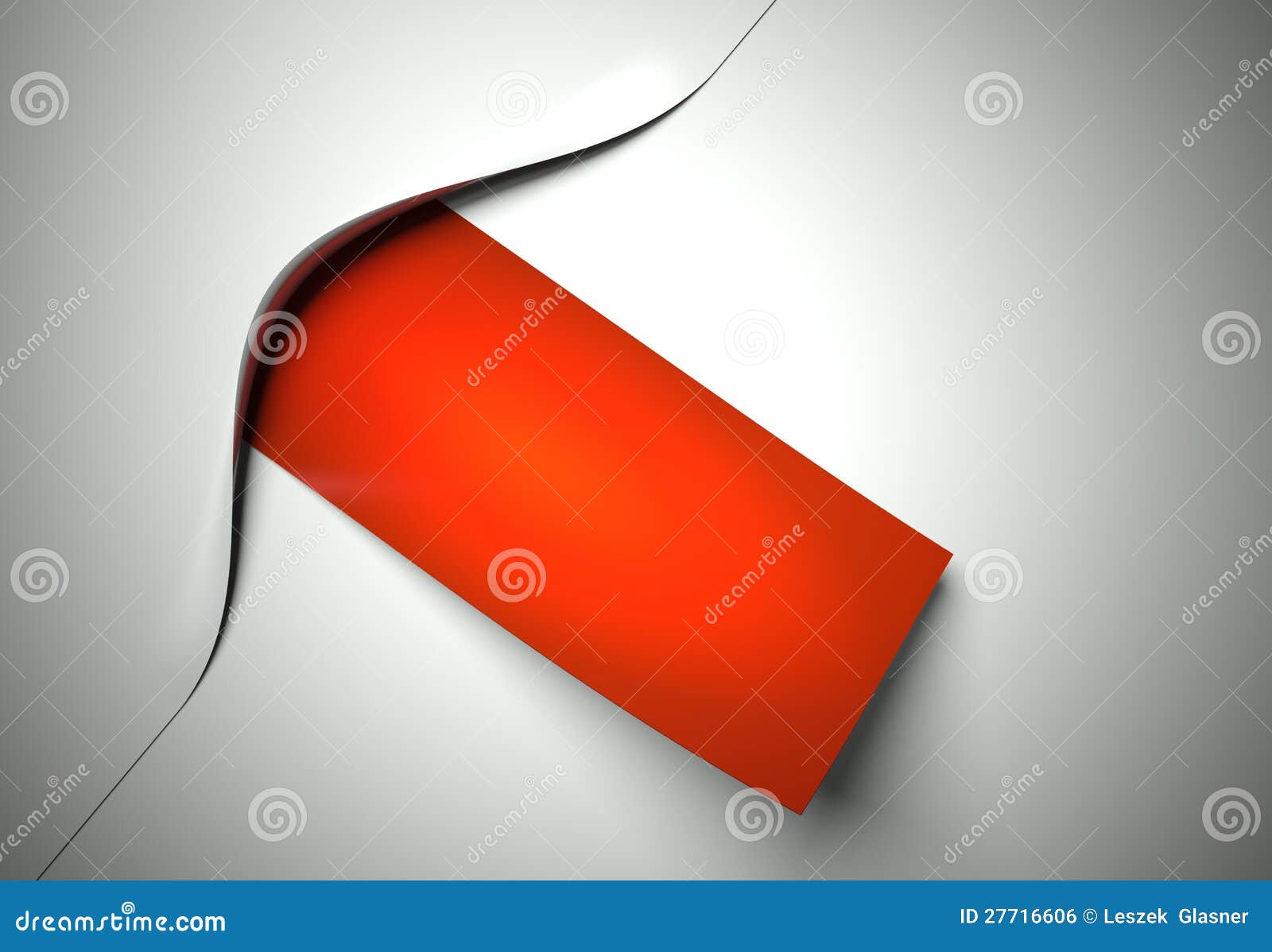 Blank Label or Ribbon, Space for Text Stock Illustration - Illustration ...