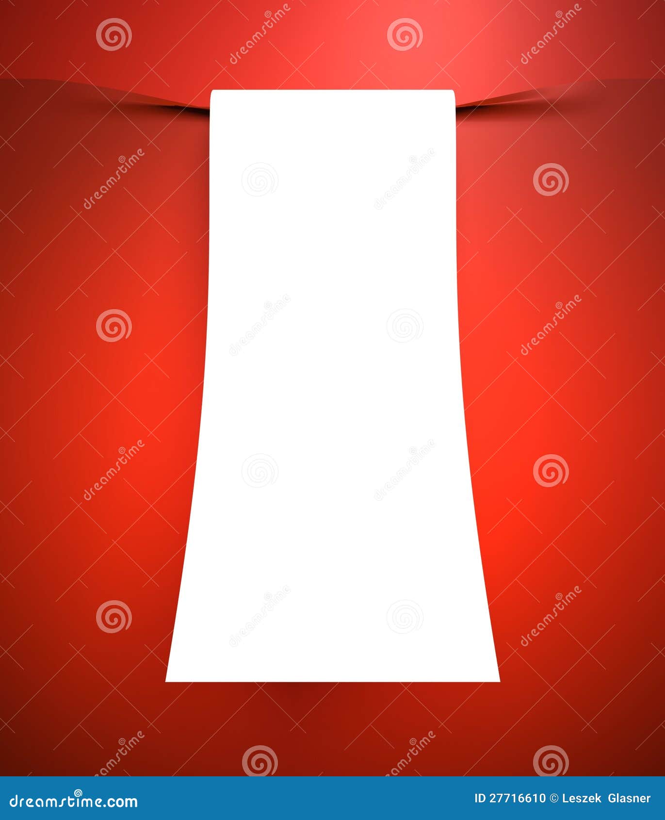 Blank Label or Ribbon, Space for Text Stock Illustration - Illustration ...