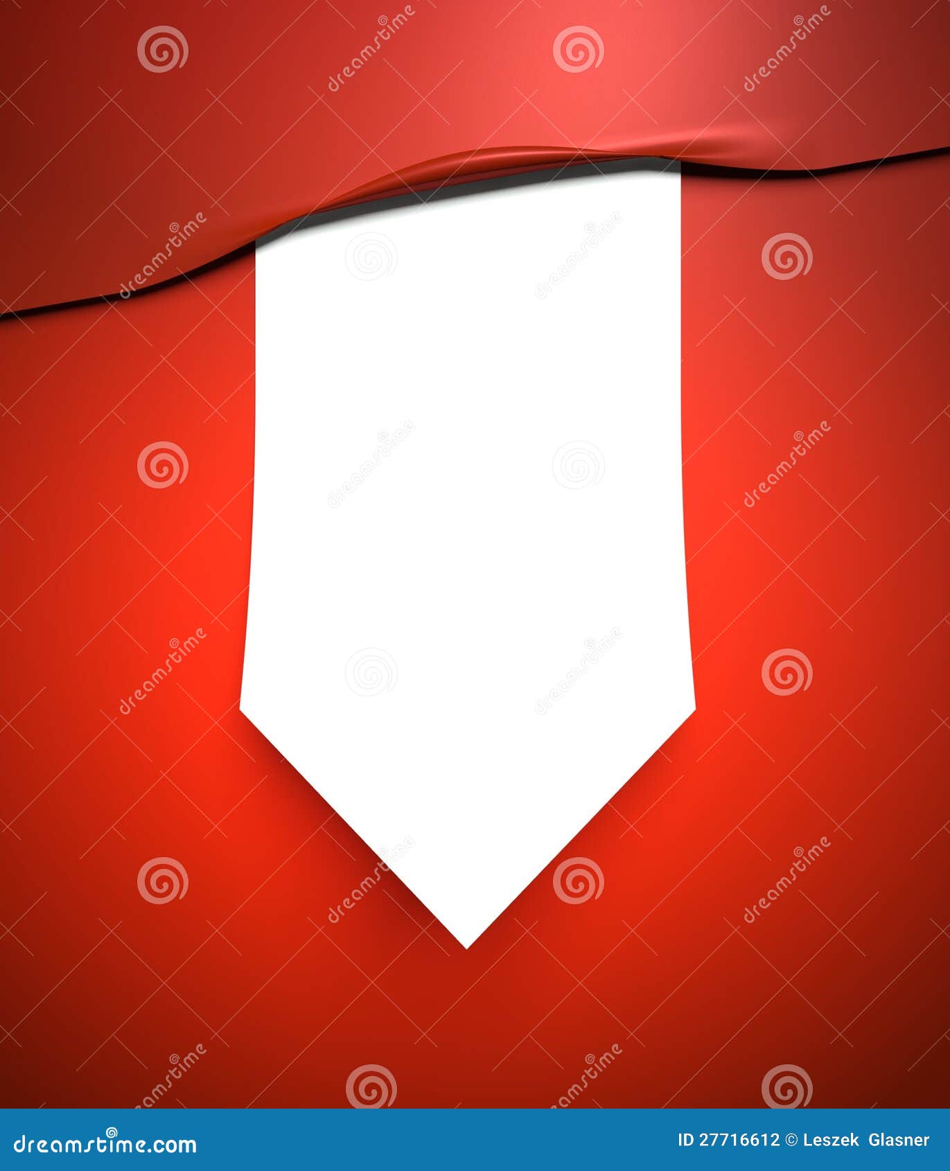 Blank Label or Ribbon, Space for Text Stock Illustration - Illustration ...