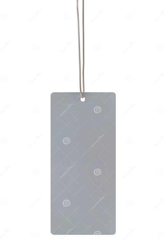 Blank label and string stock image. Image of business - 5942405