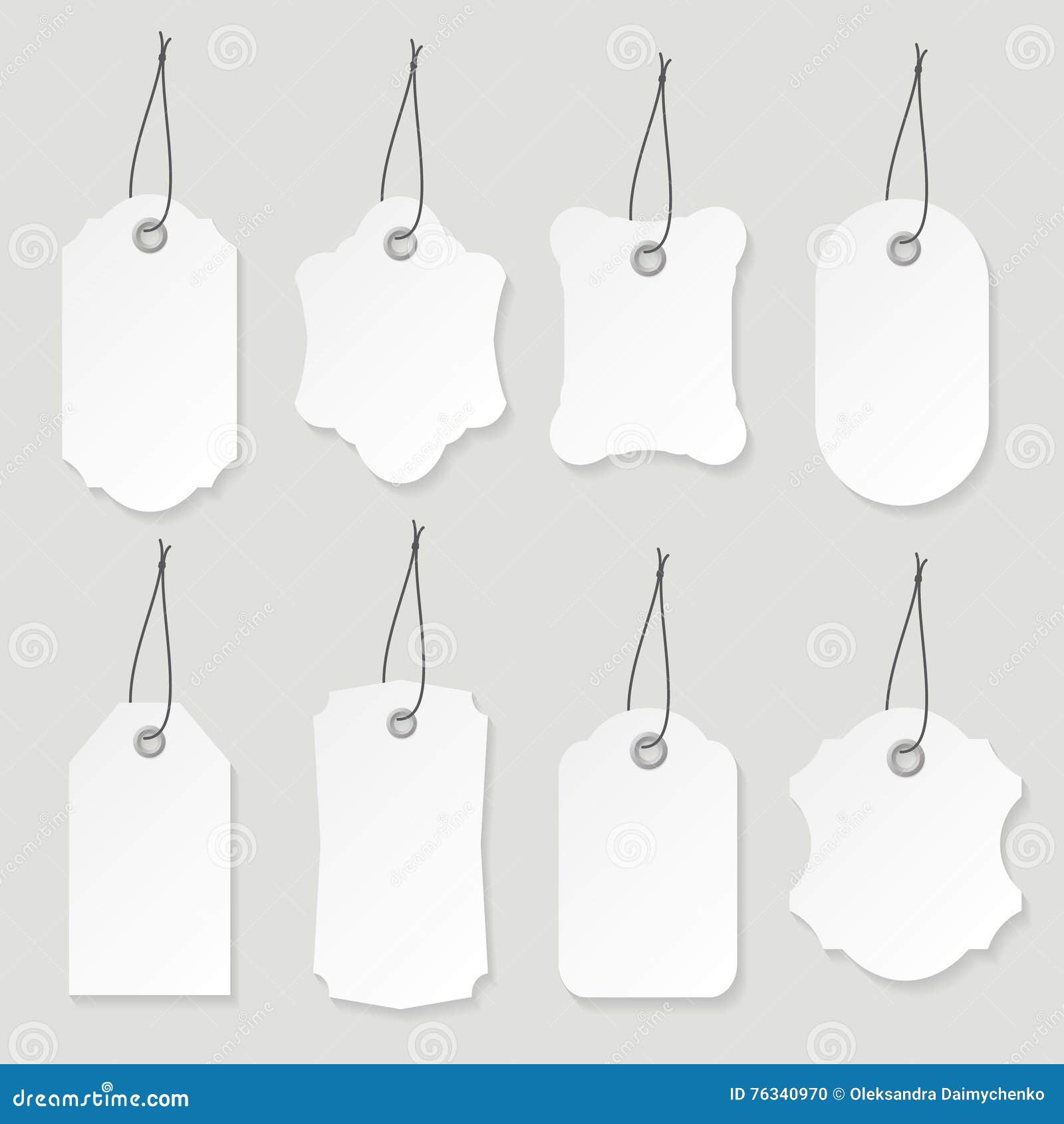 Blank labels set. stock vector. Illustration of packaging - 76340970