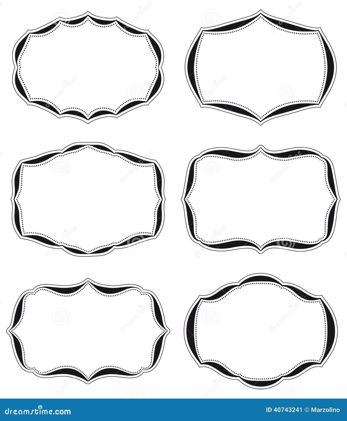 Blank labels stock vector. Illustration of cardboard - 40743241