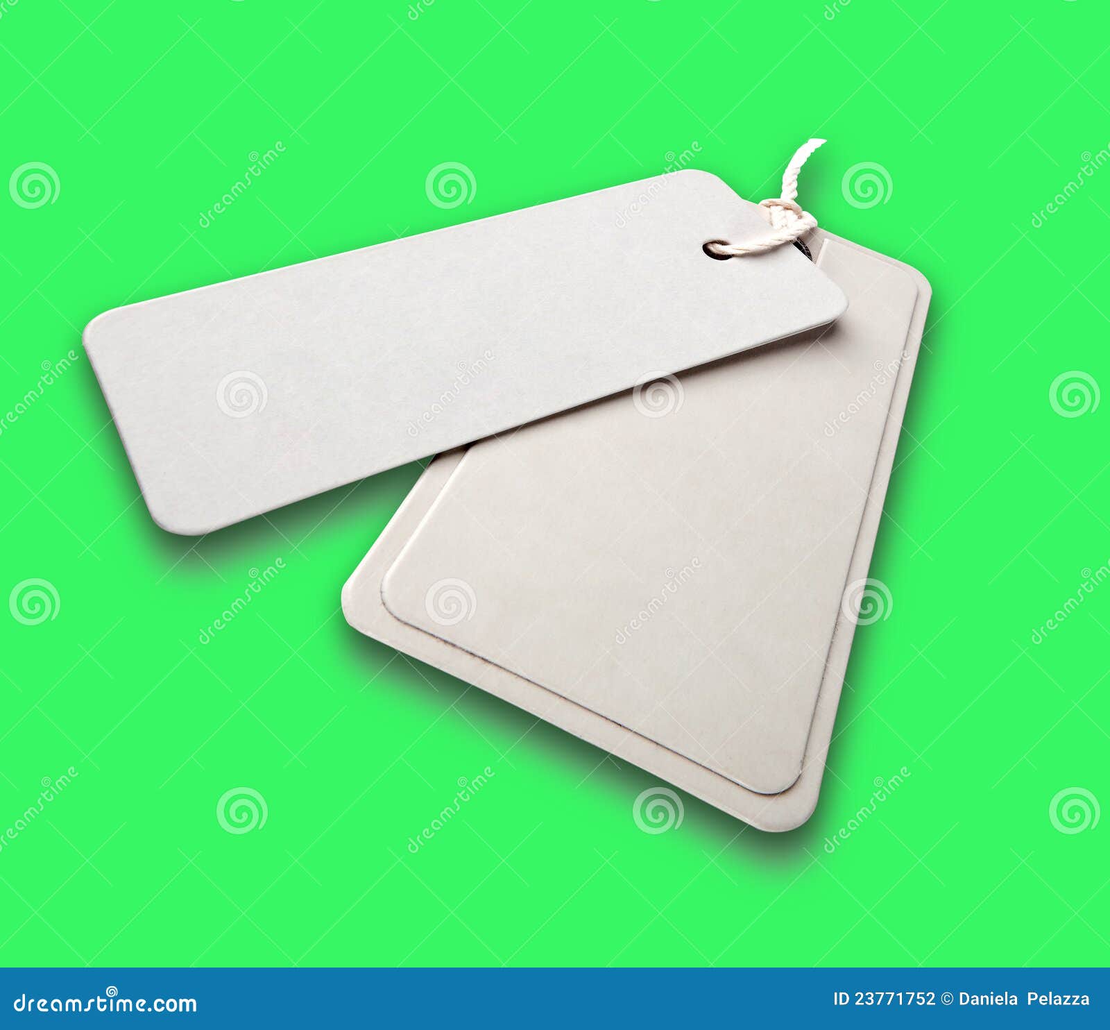 Blank labels and string. stock photo. Image of buying - 23771752